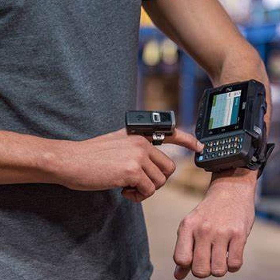 Zebra RS5100 w/ Battery Bluetooth Finger 1D/2D Cordless Wearable ...