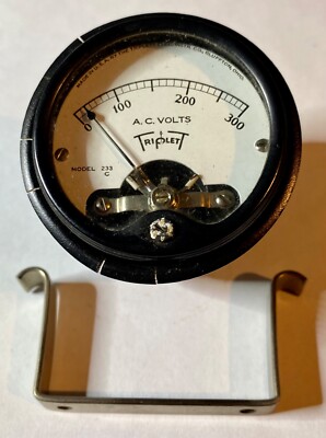 Vintage Triplett Model 233 AC Voltmeter, 0-300 Volts | eBay