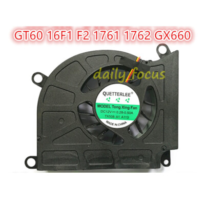 New for MSI GT60 16F1 F2 1761 1762 GX660 GT680 GT683 GT70 CPU Cooling ...