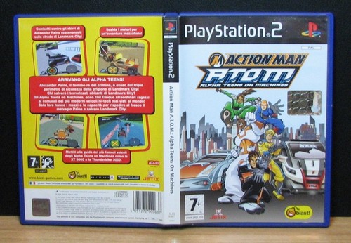 ACTION MAN ATOM ALPHA TEENS ON MACHINES PS2 PlayStation 2 PAL ...
