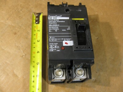 Square D QBL22200LU PowerPact Circuit Breaker 200A 2P 240V QB200 200 ...