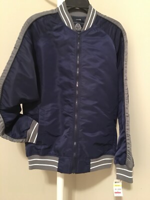 New MEN'S CASUAL COMFORT BOMBER BASEBALL JACKET CASUAL VARSITY COAT ...