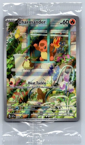Charmander - 044 - SVP Obsidian Flames ETB Promo Rare Holo Pokemon TCG ...