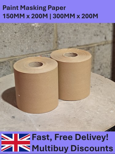Masking Paper Roll Body Shop Paint Car UPVC Spray 15CM/30CM - Jumbo ...