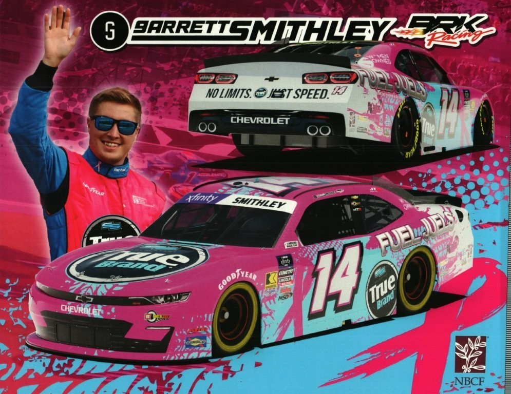 2025 GARRETT SMITHLEY #14 TRUE BRAND FUEL THE JUELS NASCAR POSTCARD | eBay