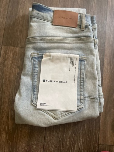Purple Brand Men's Slim Straight Jeans, Mid-Rise, Blue, Size 33 | eBay