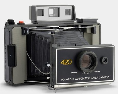 Vintage Polaroid 420 Automatic Land Camera Complete w Original Case ...