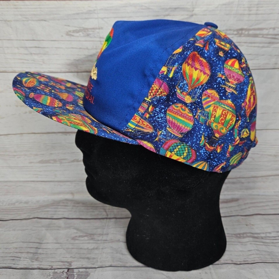 Vtg Albuquerque Balloon Festival Cap Hat Strapback Impressions All Over ...