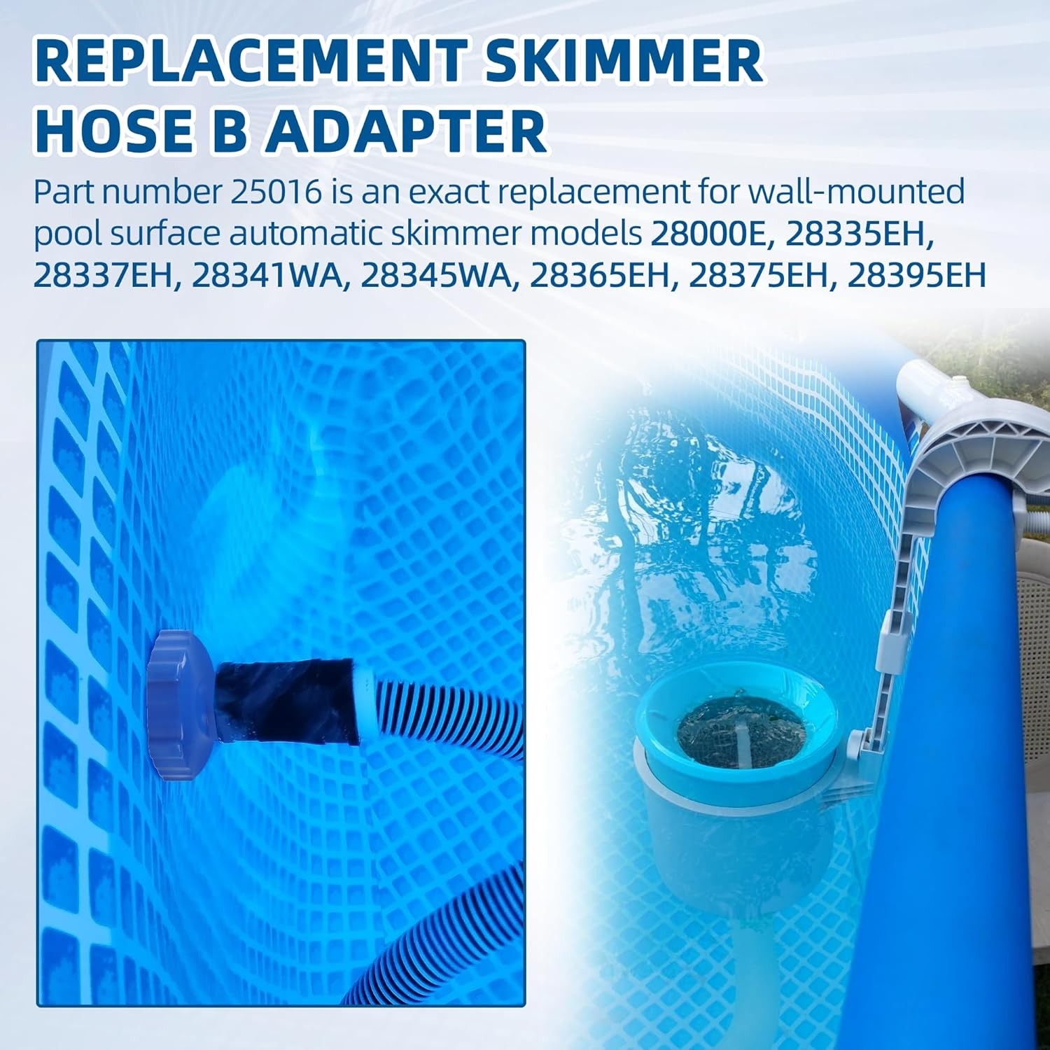 TonGass 11238 Skimmer Hose B Adapter for Intex Above Ground Pools ...