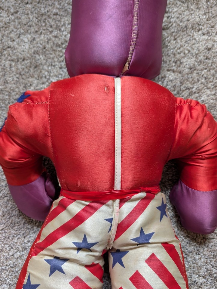 Vtg 1950s Patriotic Soldier Bed Doll Carnival Prize 27" Plastic Face | eBay