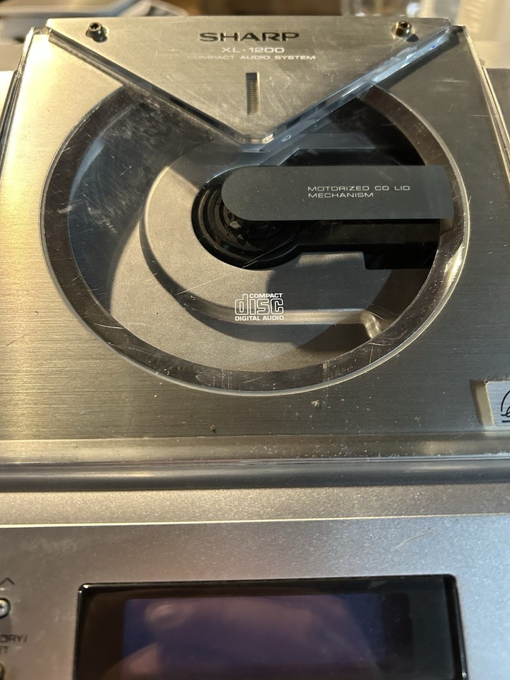 SHARP COMPACT AUDIO SYSTEM XL-1200 GOOD TESTED WORKING UNIT ONLY | eBay