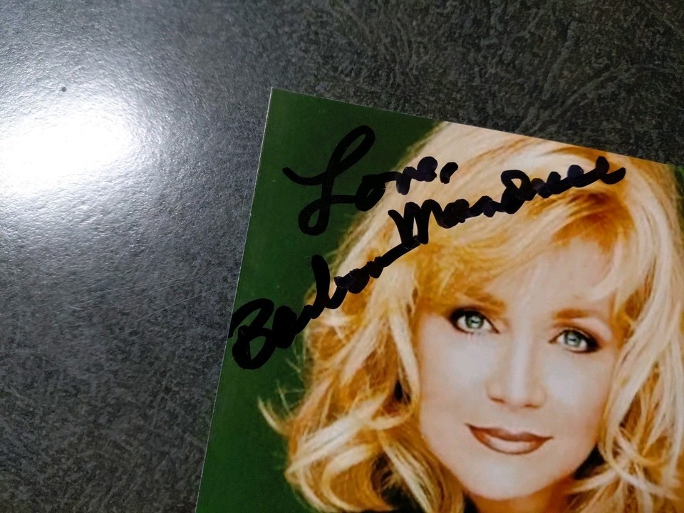 BARBARA MANDRELL Hand Signed Autograph 4X4 Photo -- BEAUTIFUL FAMOUS ...