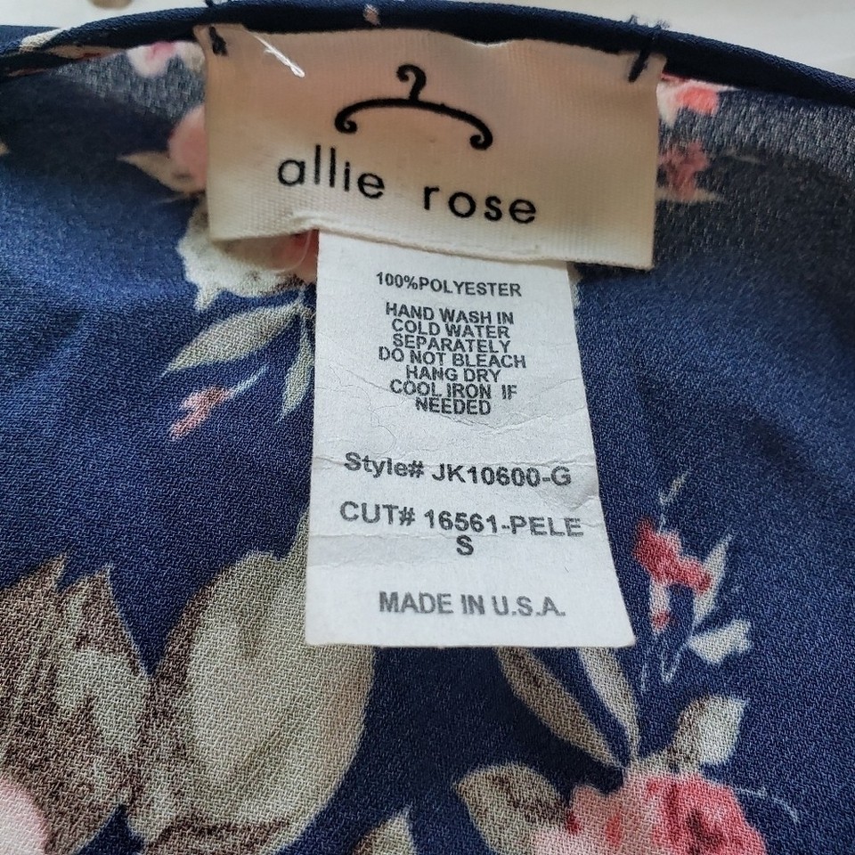 Allie Rose Floral Kimono Size S | eBay