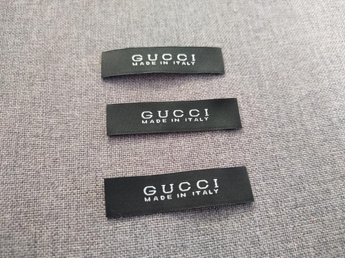 Replacement GUCCI Clothing Designer TAG LABEL Sewing LOT 3 or 5 FAST ...