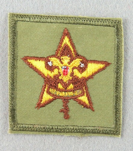 1955-1964 Star Scout Rank Patch Smooth Twill Paste Back Variety MINT ...