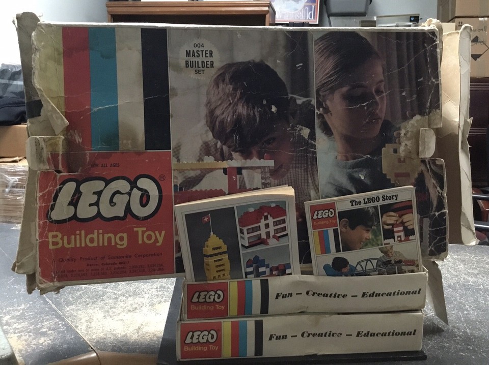 1960s Lego Master Builder Set, 004, with original box and instruction ...