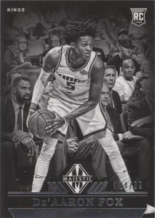 2017-18 Panini Chronicles - Majestic De'Aaron Fox #305 Silver /99 (RC ...