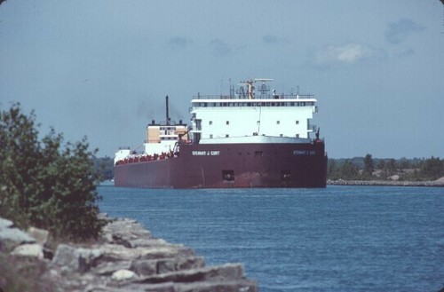 SHIP --- MV STEWART J. CORT ("1000-FOOTER") ROCK CUT Original Slide 500 ...