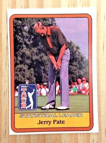 1981 DONRUSS PGA GOLF JERRY PATE STATISTICAL LEADER ROOKIE CARD#47 OHIO ...