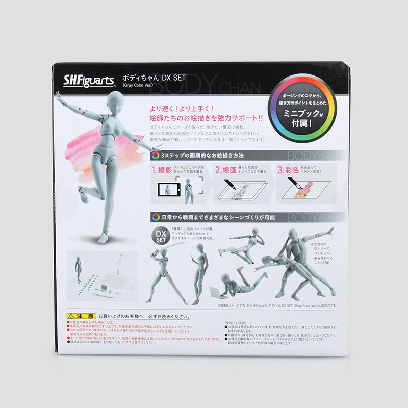 Buy Figma She/he S.H.Figuarts SHF Body kun DX SET PVC Body-Chan DX ...
