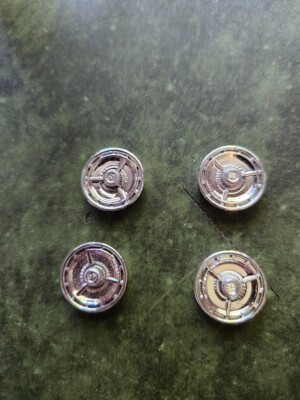 Four 65-67 Chevy Impala SS Model Car HUBCAPS 1/24 1/25 | eBay