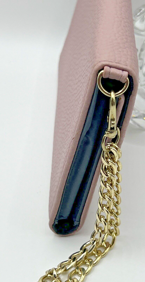 Women's Pink BANDOLINO Fold Over RFID Protection Wallet Wristlet Phone ...