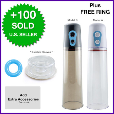 Male Electric Vacuum Penis Pump for Erectile Dysfunction ED Improve ...