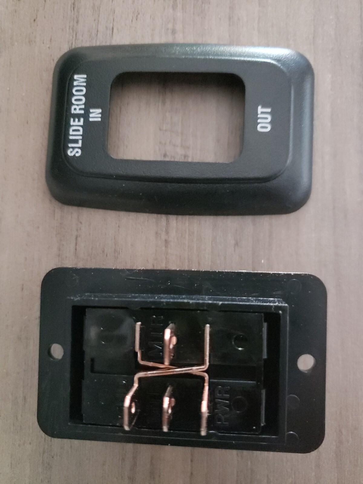 RV Slide Room Switch In/Out 3 Prongs Momentary w/ Bezel 12V Camper 5th ...