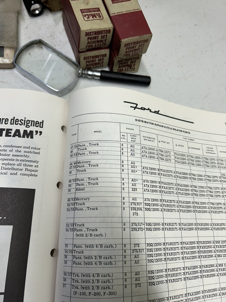 NOS Ford Ignition Points FAA-12171-A DP-3 C9AZ-12171-B 1947-1973 49-53 ...