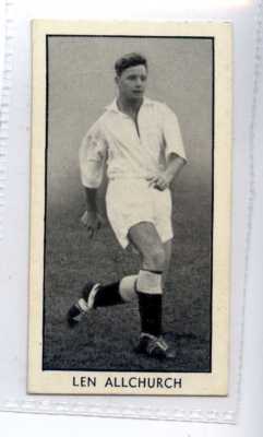 (Je4541) THOMSON,FAMOUS FOOTBALLERS,LEN ALLCHURCH,1956,#8 | eBay UK