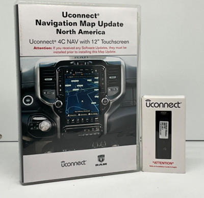 2021 Uconnect Navigation Map Update North America 4C Nav w/12" Screen ...