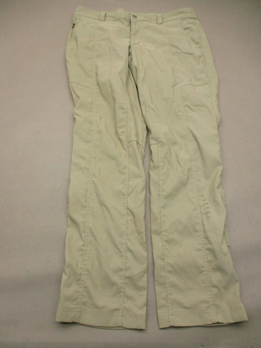 DULUTH TRADING Size 10x31 Mens Ivory Zip Fly Pockets Straight Chino ...
