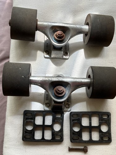 Vintage Used KRYPTONICS Since 1965 Skateboard Trucks Complete w/ Wheels ...