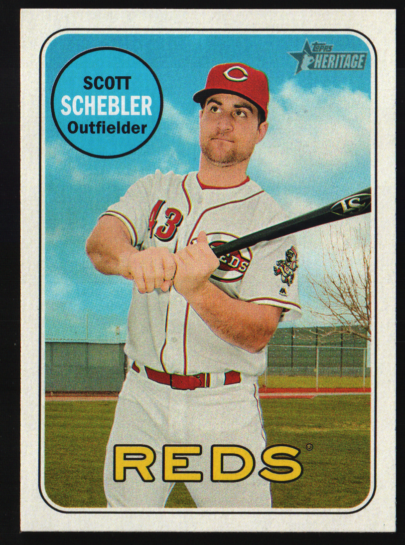 2018 Topps Heritage #131 - Scott Schebler - Cincinnati Reds 18-1164 | eBay