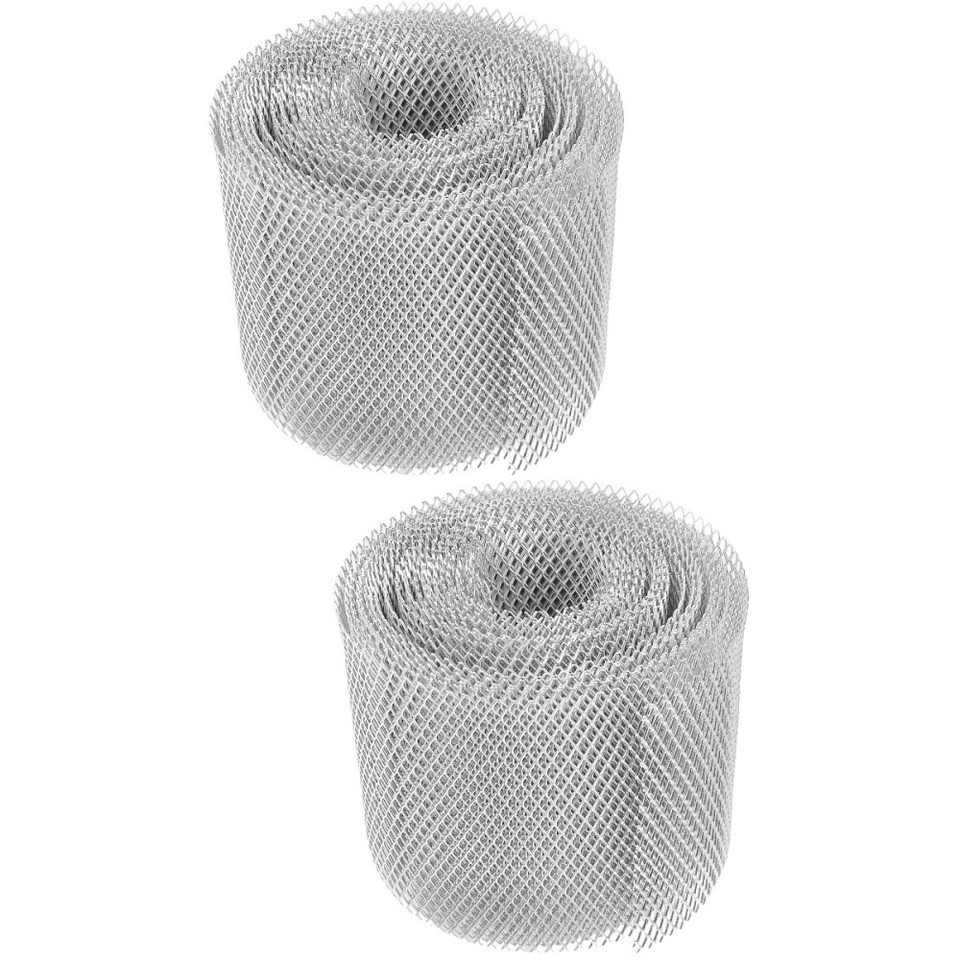 2pcs Gutter Guard Rain Gutter Screen Mesh Leaf Guards Gutter Mesh For ...