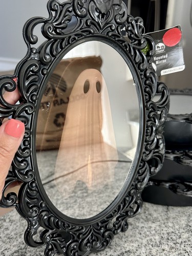 NEW Viral DT Haunted Halloween Ghost Mirror motion activated with sound ...