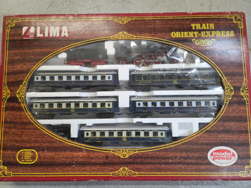 Model Trains HO Scale Lima Orient Express Train Complete Set | eBay