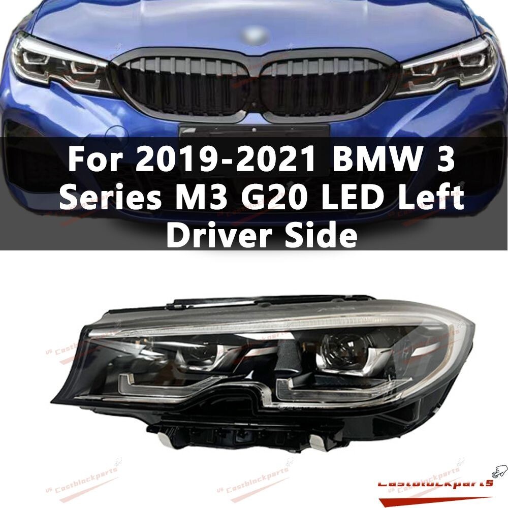 For 2019 2020 2021 BMW G20 330I M340I Left Drivers Side LED Headlight ...