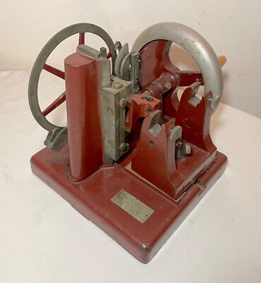 rare antique 1900 E. Leitz Wetzlar microtome scientific cast iron ...