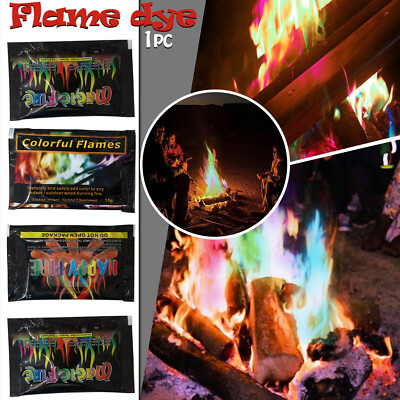 Flame Stain Colorful Flame Color Changing Powder Party And Festival ...