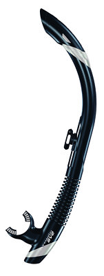 Atomic Scuba, Diving, Snorkeling SV2 Snorkel Black Sliver 06-0233-00 ...