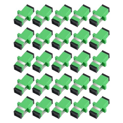-25pcs SC to SC Fiber Optical Coupler SC-SC APC Singlemode SM Simplex ...