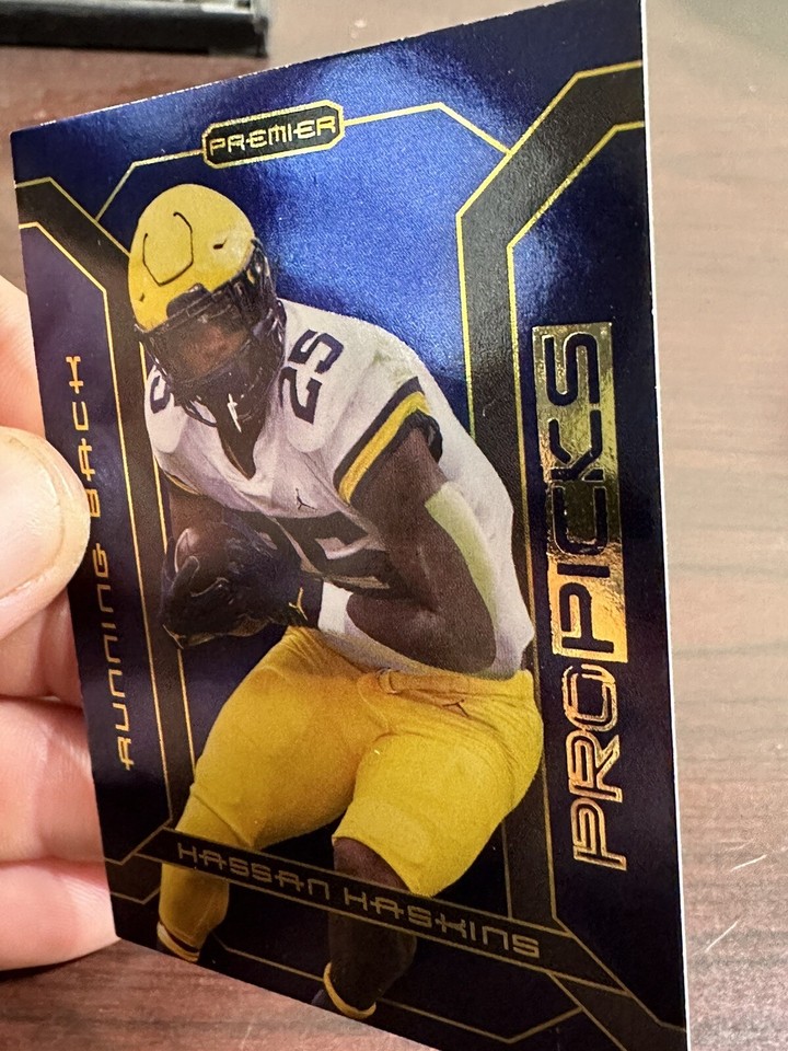 2022 Pro Picks Premier #PP-28 Hassan Haskins Blue Foil Card | eBay