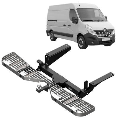TAG Heavy Duty Towbar & Rear Step for Renault Master FWD Vehicles (10/ ...