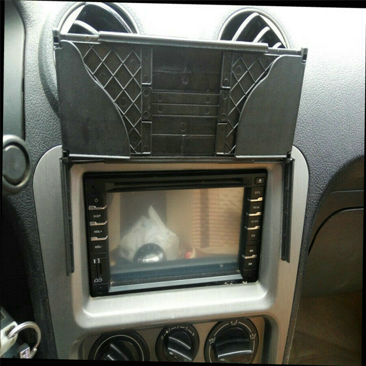 6-10'' Adjustable Car Navigation Visor Cover Car Stereo Radio GPS Hood ...