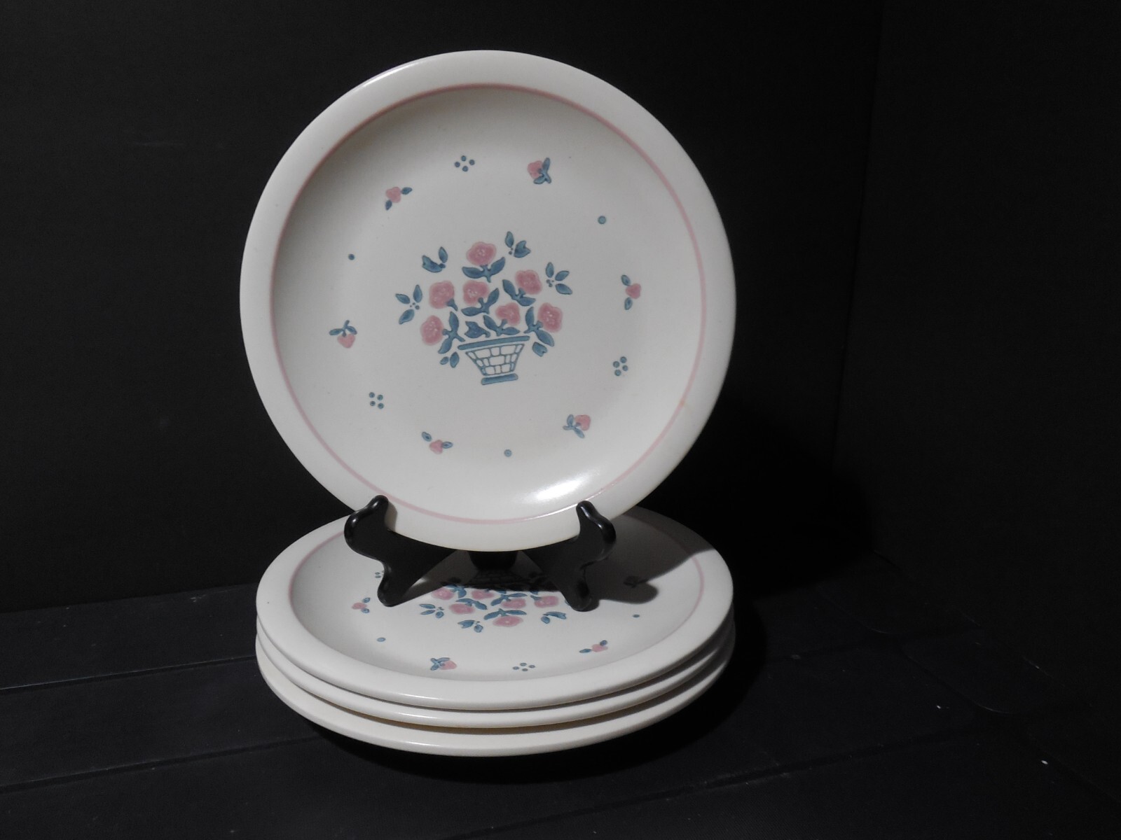 Set of 4 Corelle Promise 6" Saucers Used (CR017) | eBay