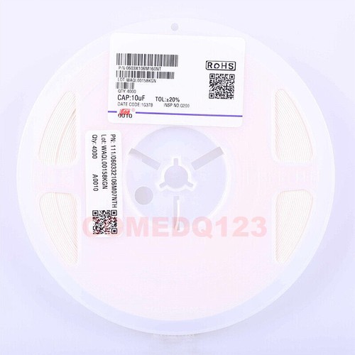 4000PCS/Reel 0603 10uF 16V X5R ±20% 0603X106M160NT FH Ceramic ...