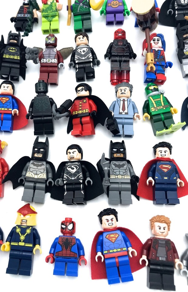 LEGO SUPERHERO GRAB BAG RANDOM PICK MINIFIGURES MARVEL DC HERO FIGS $5. ...