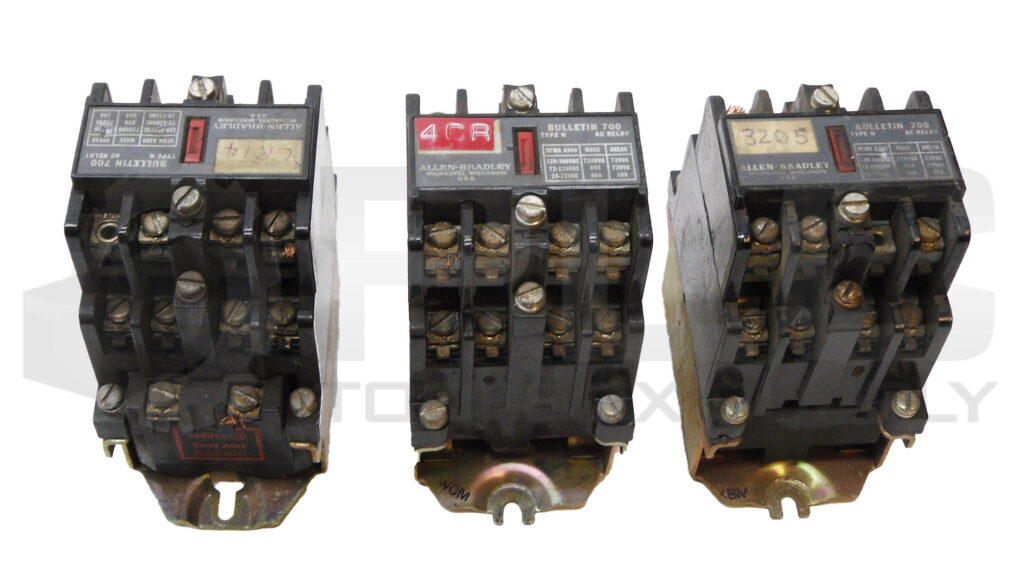 LOT OF 3 ALLEN BRADLEY 700-N400A1 /C CONTACTOR W/ 84AB86 COIL 110-120V ...