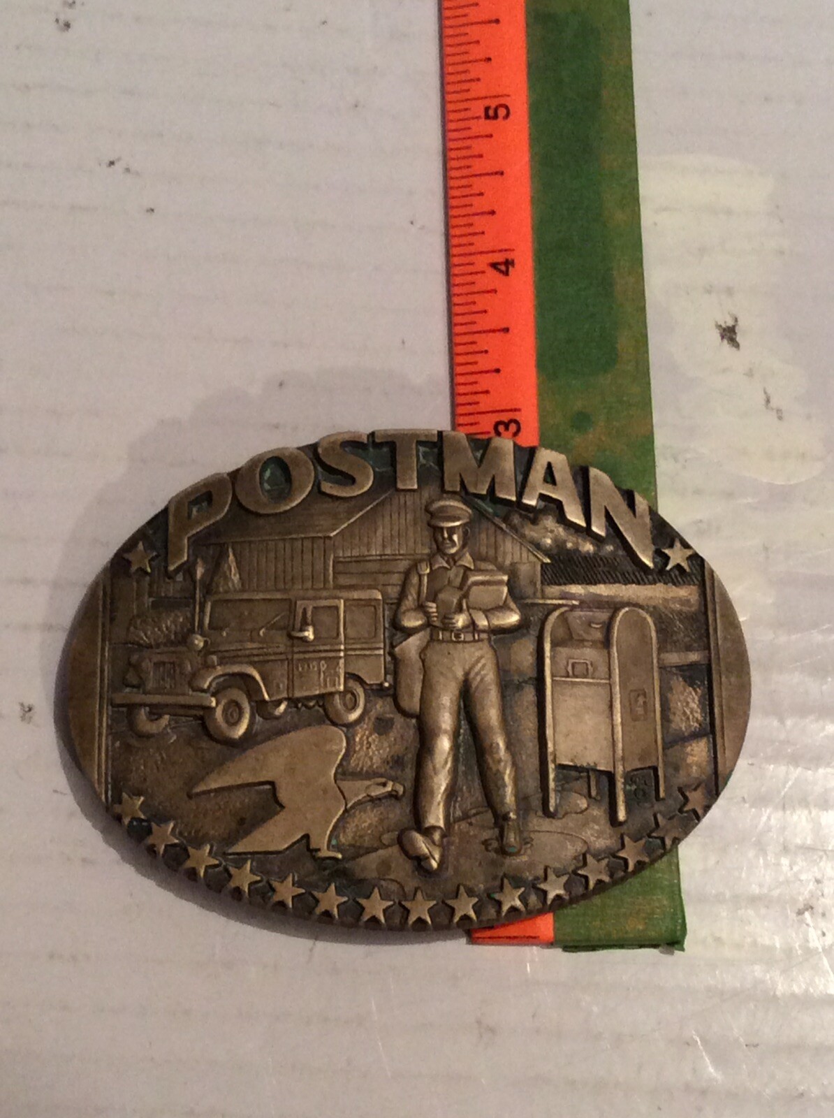 VINTAGE 1980's AWARD DESIGN MEDALS "POSTMAN" SOLI… - Gem